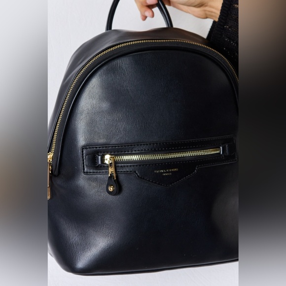 David Jones | Bags | David Jones Pu Leather Backpack | Poshmark